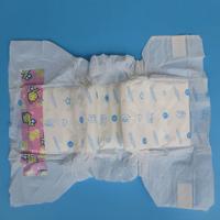 China Eco Friendly Breathable Chemical Free Disposable Baby Diapers 500ml Absorbency Magic Tapes for sale