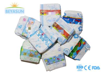 China Newborn Baby Diaper Manufacturer PP Tape PE Backsheet 39x28cm 240-500ml Absorbency for sale