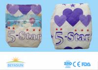 China PE Natural Disposable Diapers Breathable Cloth Like Backsheet Magic Tape S to XL 2-12kg for sale