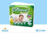 China Custom Baby Diapers with Nonwoven Top Sheet and Fluff Pulp Absorbency Core 4 Sizes for sale