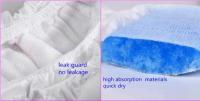 China OEM Custom Disposable Baby Diapers S M L XL 500-800ml Absorption Breathable for sale