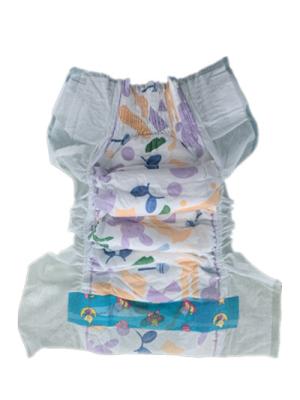 China Super Soft Elastic Waistband Disposable Baby Diapers 400-700ml Absorbency for African Market for sale