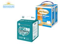 China Unisex Disposable Adult Diaper with Tabs Moderate Absorbency 800ml Incontinence Brief for sale