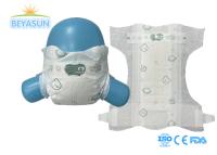 China Soft Breathable Disposable Baby Diaper Premium Nappies Fast Absorption 800ml Capacity 2mm Thin Core for sale