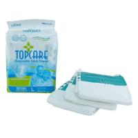 China Disposable Adult Diaper with PE Film Backsheet PE Tape 90g M Size 800x650mm for sale
