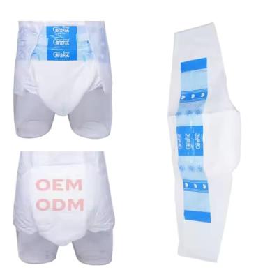 China OEM Disposable Adult Diapers High Absorbency Size S to XL Customizable for Elderly Men and Women for sale