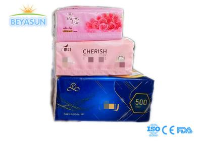 China Wholesale 3 Ply 4 Ply Facial Tissue Paper 400 Sheets Custom Logo Eco Friendly Virgin Wood Pulp for sale
