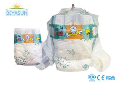 China Wholesale Printed Baby Disposable Diapers Super Soft Breathable 3-8 kg S Size 500-600 ml Absorbency for sale