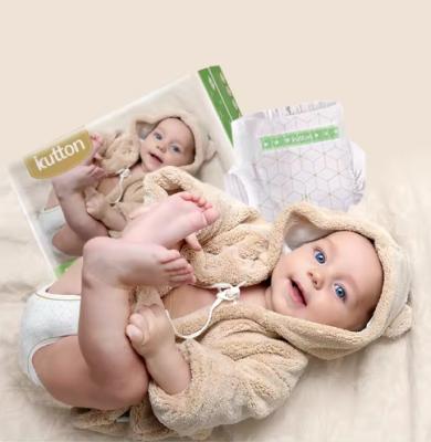 China Disposable Baby Diaper Pants Cotton Material 3D Leak Prevention Super Absorbent Layer Sizes M to XXL for sale