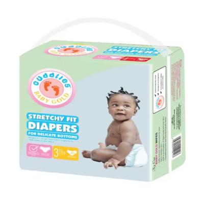 China Disposable Baby Diapers S M L XL OEM Customizable Super Absorbent Leak Guard 3-12 kg for sale