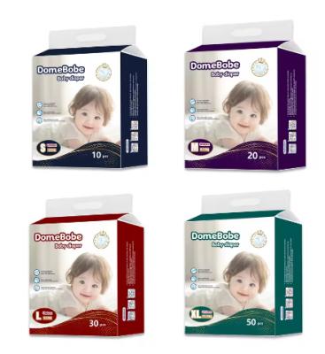 China OEM Biodegradable Baby Diapers S-XL 3D Leak Prevention Soft Breathable Disposable Nappies for sale