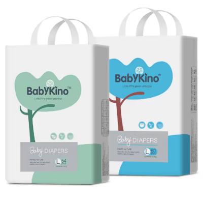 China OEM Customizable Soft Cloth Baby Disposable Diapers Bulk Wholesale S to XXL 500ml to 900ml Absorbency for sale