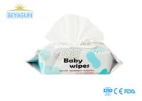 China Alcohol-Free Baby Wet Wipes 15x20cm 45GSM OEM Disposable Breast Pump Cleaning Wipes for sale