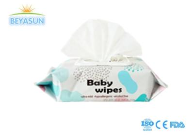 China Alcohol-Free Baby Wet Wipes 15x20cm 45GSM OEM Disposable Breast Pump Cleaning Wipes for sale