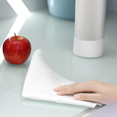China Nonwoven Kitchen Wipes Reusable Cleaning Cloth 20x20 cm High Absorbency Lint Free Customizable Size for sale