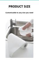 China Customized 1-4 Ply Bamboo Pulp Toilet Paper Roll 200mm Width OEM for sale
