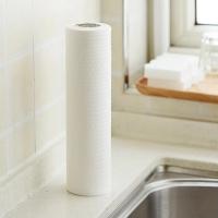 China 60GSM Disposable Kitchen Paper Roll Hexagonal Pattern Super Water Absorption Cleaning Towel for sale