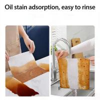 China 60GSM Disposable Kitchen Paper Roll Hexagonal Pattern Super Water Absorption Cleaning Towel for sale
