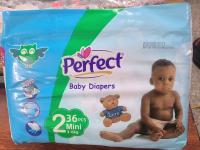 China Eco Friendly Biodegradable PERFECT  Fiber Disposable Infant Baby Diapers 3D Embossed Soft Cover for sale