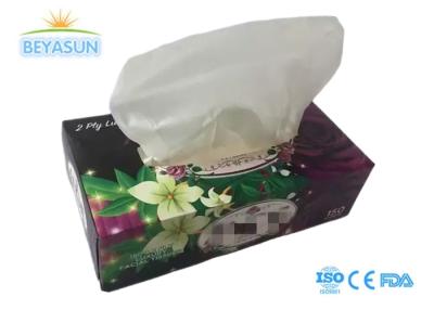 China 3 Ply 200 Sheets Cube Box Facial Tissue Virgin Pulp Custom Printed Design Tissue Box for sale