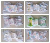 China B Grade Baby Diapers Stock Lot - 4 Sizes from 380×290mm to 520×330mm with 500-800ml Absorbency for sale