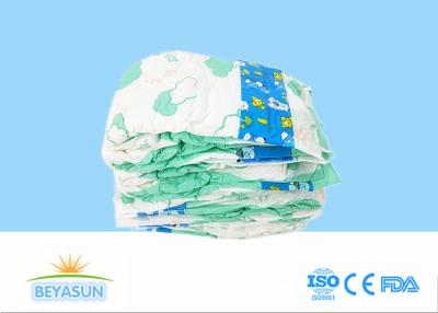 China OEM PP Tape Baby Diapers with PE Backsheet 21-30g SAP 3-6g S to XL Size for sale