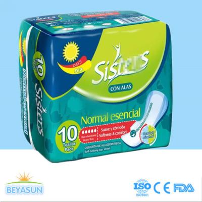 China Hypoallergenic Organic Sanitary Pads 240mm 6g for Heavy Bleeding Ladies Disposal for sale