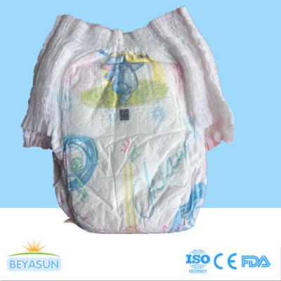 China Soft Love Kids Pull Up Underwear Diapers with 1050-1200ml Absorbency and Side Tabs for Overnight Protection for sale