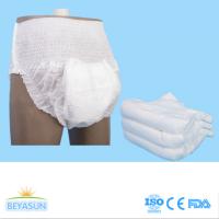 China Pulp Sleepy Adult Disposable Diaper Pants Economy Incontinence Underwear 1000ml Absorbency for sale
