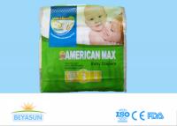 China Woven Disposable Baby Diapers with Magic Tape SAP Core 500-720ml Absorbency for sale