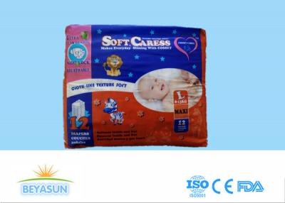China Size M Organic Disposable Diapers 68 Packs Safe Baby Diapers for Newborns for sale