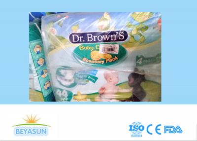 China Chemical Free Non Toxic Baby Diapers Cotton Backsheet S M L 300 500ml Absorbency for sale