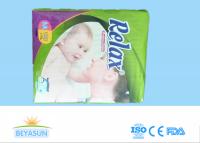 China OEM Disposable Baby Diaper Size 4 with SAP 6g Elastic Waist Band Chemical Free for sale