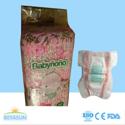 China Soft Care Magic Tape Bolivia Baby Diapers - 5 Sizes from NB to XL, 300-700ml Absorption Capacity, 40pcs/Bag Packaging for sale