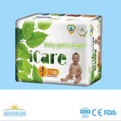 China High Absorption Full Core Disposable Pull Up Diaper XXL 360 Degree Elastic Waist for sale