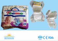 China Disposable Baby Diapers with Magic Tape OEM Service Sizes S to XL 22g to 38g for sale
