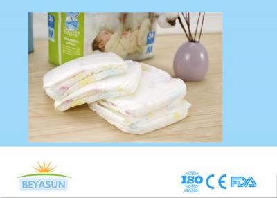 China Happy Nappy Disposable Baby Diapers Size 3 390x300mm 21g Soft Breathable Topsheet for sale