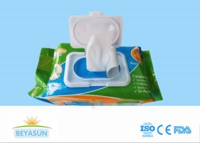 China Alcohol-Free Baby Wet Wipes 35-55gsm Non-Woven Spunlace | 13×18cm to 20×20cm Sizes | OEM Private Label for sale