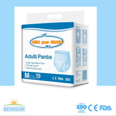 China Protection Plus Super Absorbent Disposable Adult Underwear Heavy Absorbency 800ml M L XL for sale