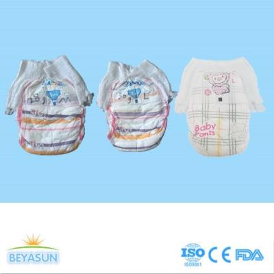 China Toddler Nappy Baby Pull Up Pants OEM Ultra Soft Non Woven Fabric Sizes M to XXL for sale