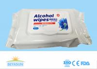 China 75% Alcohol Disinfectant Wet Wipes 15x20cm Hospital Grade for Coronavirus Protection for sale