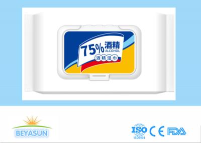 China 75% Alcohol Antiseptic Non Woven Wet Wipes Medical Disinfecting Germicidal 24pcs per Carton for sale