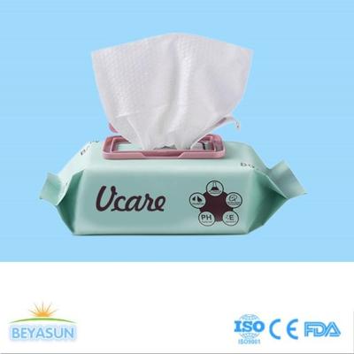 China Alcohol Free Antibacterial Disinfectant Wet Wipes 80pcs 160x200mm Softly Cleaning for sale