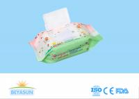 China Ultra Soft Baby Wet Wipe 15x20cm Private Label Non Alcohol Disposable 45gsm for sale