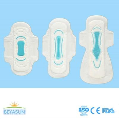 China Winged Airlaid Paper Sanitary Napkins with Sumitomo SAP 245mm 280mm Custom Absorbency for sale