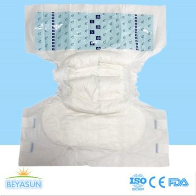 China B Grade Adult Diapers 3D Leakage Proof Nonwoven Topsheet 80x65cm Size M 95g for sale