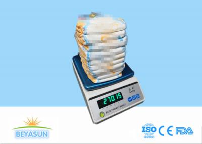 China 27gsm M Size Nonwoven Disposable Baby Nappies Full Elastic Waistband OEM for sale