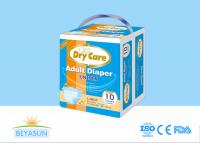 China SGS Certified Skin Friendly Adult Disposable Diapers 95-110g with 3D Leakproof Edge for sale
