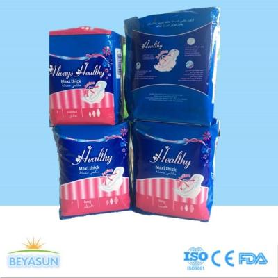China Breathable PE Backsheet Sanitary Napkins 240mm 280mm 320mm Soft Non-Woven Top Sheet for sale