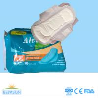 China Tissue Paper Wrapped SAP Fluff Pulp PE Film Ladies Sanitary Napkins 240mm 280mm 330mm for sale